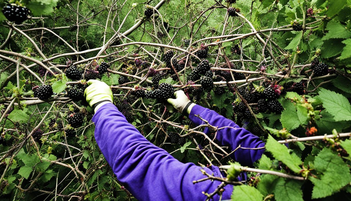 Wie wird man Brombeeren los: Effektive Methoden und Tipps